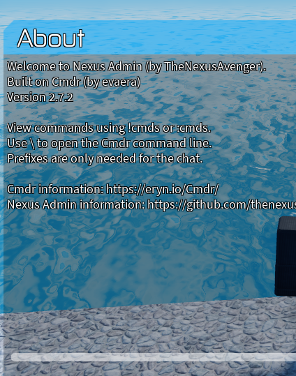 Usage Command Typo and Suggestion · Issue #15 · TheNexusAvenger/Nexus-Admin · GitHub