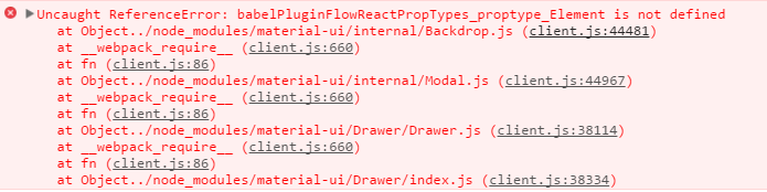 Bug Babelpluginflowreactproptypesproptypeelement Is Not Defined · Issue 7182 · Muimaterial