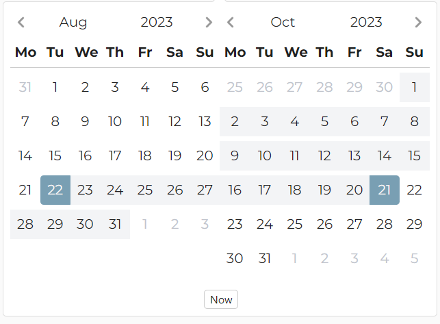 Multi calendar does not show start date if range is large · Issue #540 · Vuepic/vue-datepicker ...