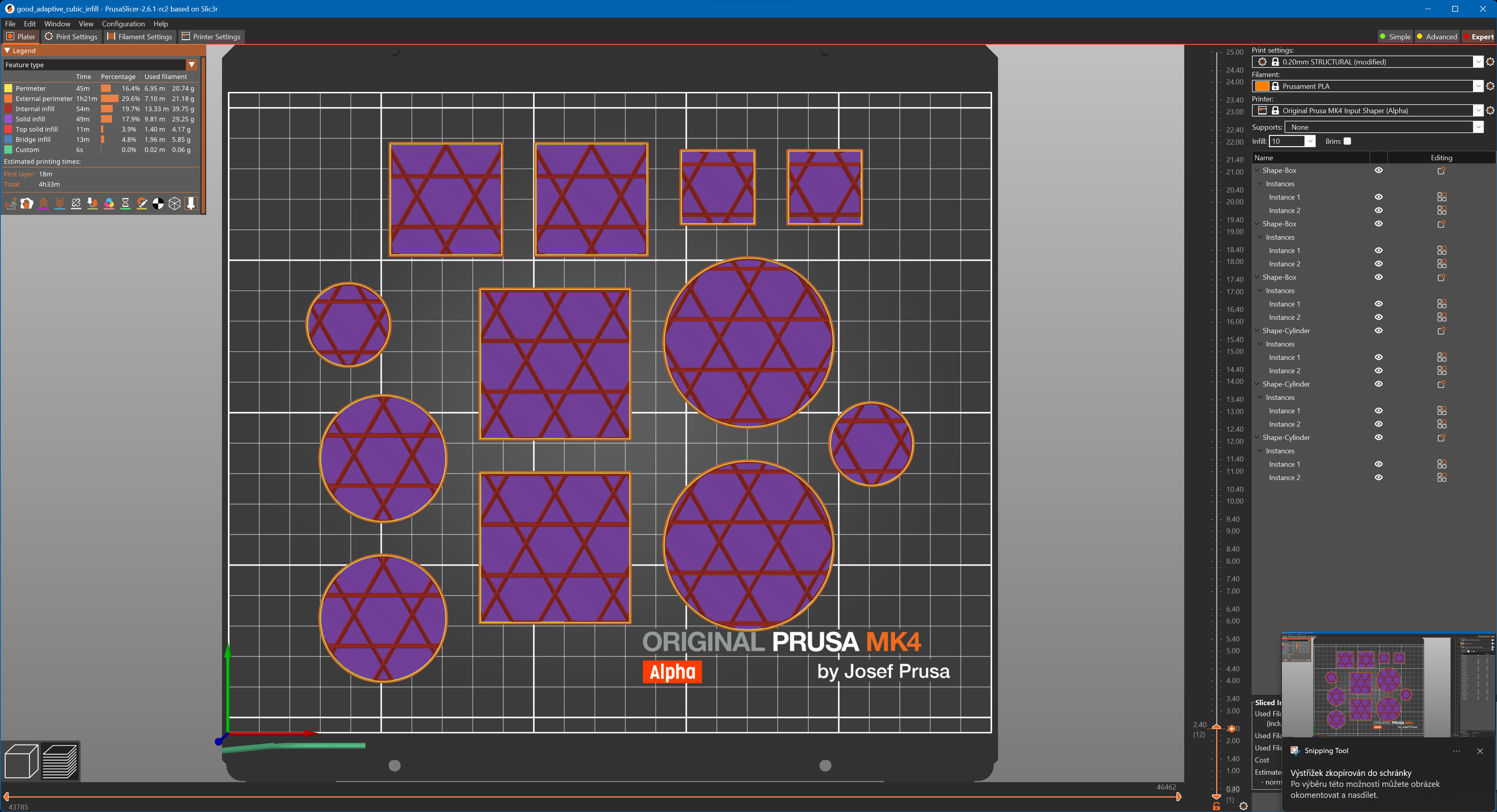 Misalignment of lower % Adaptive Cubic infill · Issue #11250 · prusa3d/PrusaSlicer · GitHub