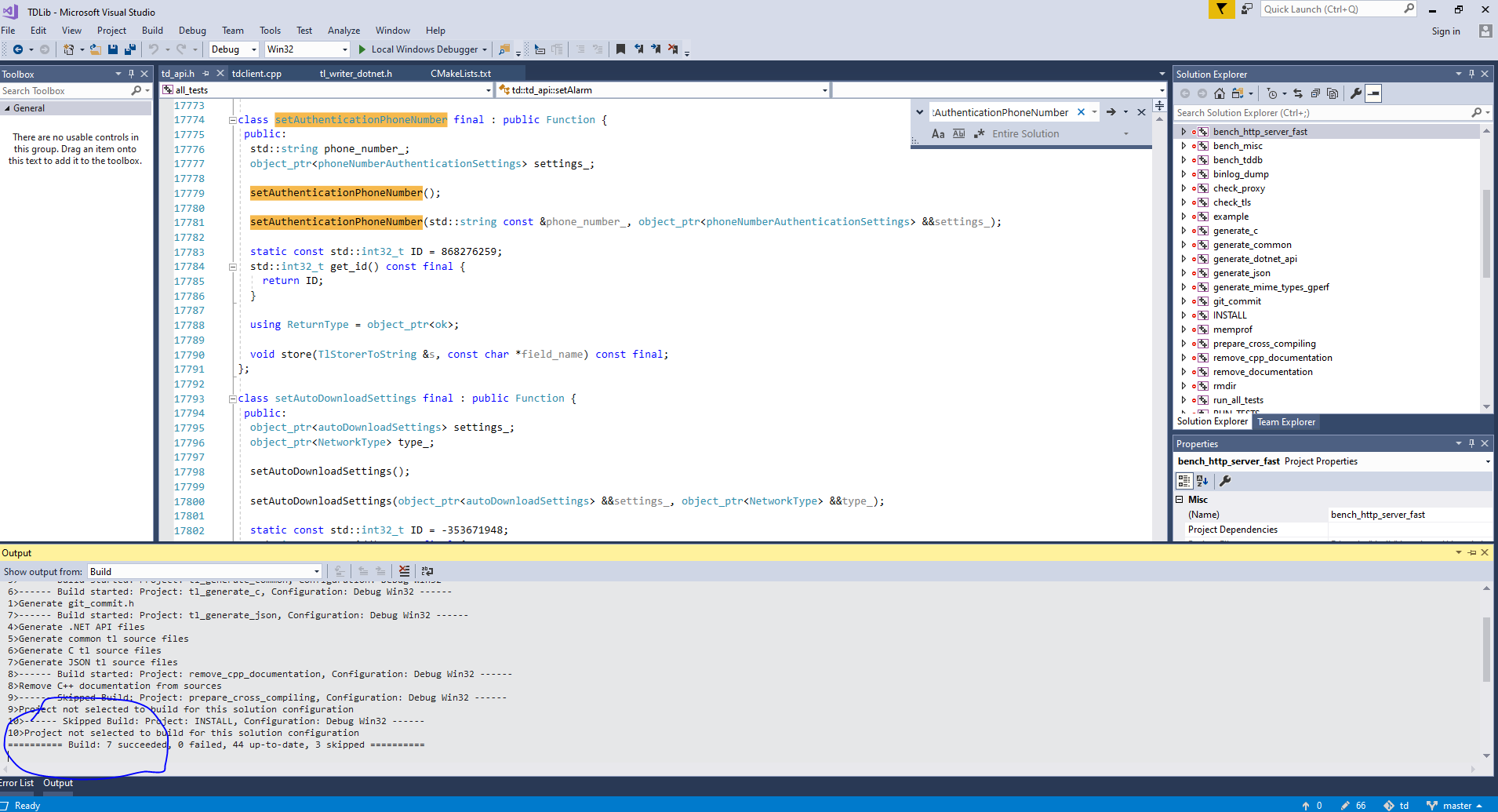 I Have Successfully Built The Tdlib I Got The Tdjson Dll But Not Got Telegram Td Dll · Issue