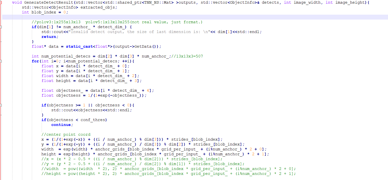 调整object_detector_yolo.cc去运行yolov3 · Issue #534 · Tencent/TNN · GitHub