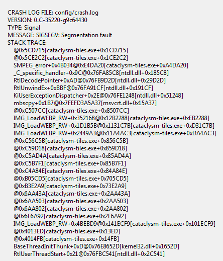 I've been getting lots of these "segmentation fault" crashes · Issue #27114 · CleverRaven ...