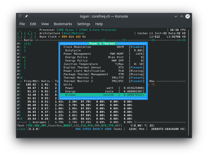 corefreq-cli seg faults on Arch Linux + Ryzen 3000 · Issue #133 · cyring/CoreFreq · GitHub