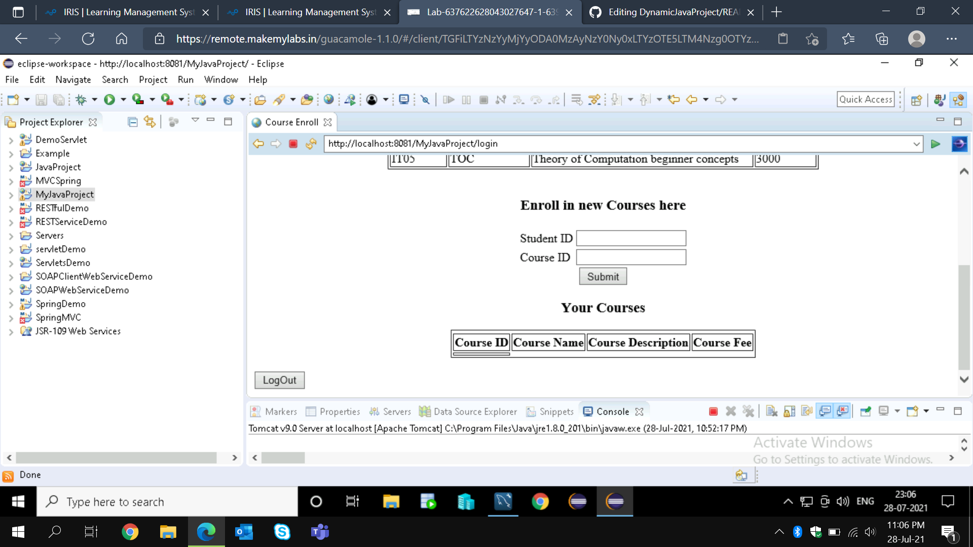 Github Abhishekbisherwaldynamicjavaproject Dynamic Java Project Based On Java Servlets