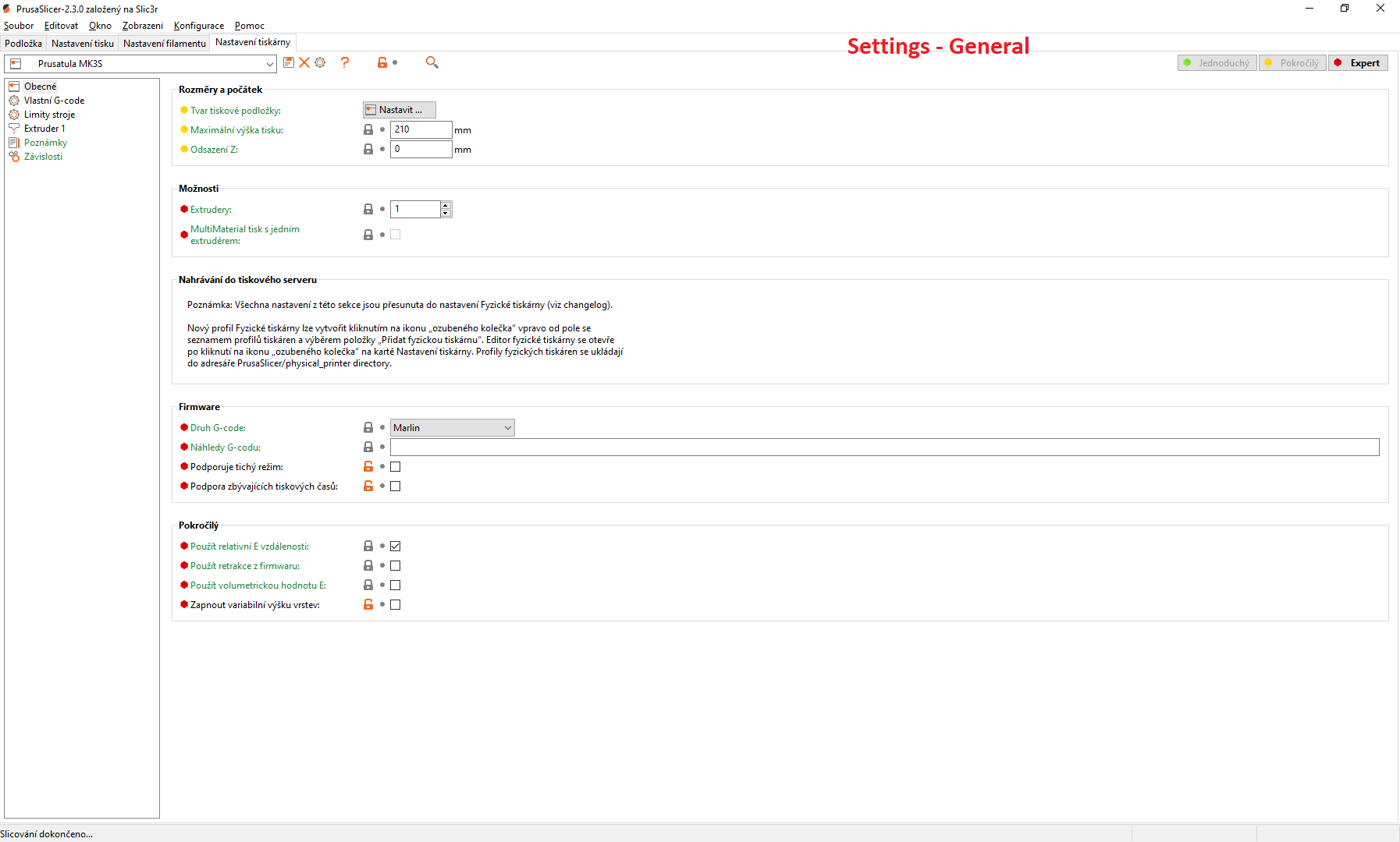 Variable layer height gets enabled even if the printer has it disabled. · Issue #6302 · prusa3d ...