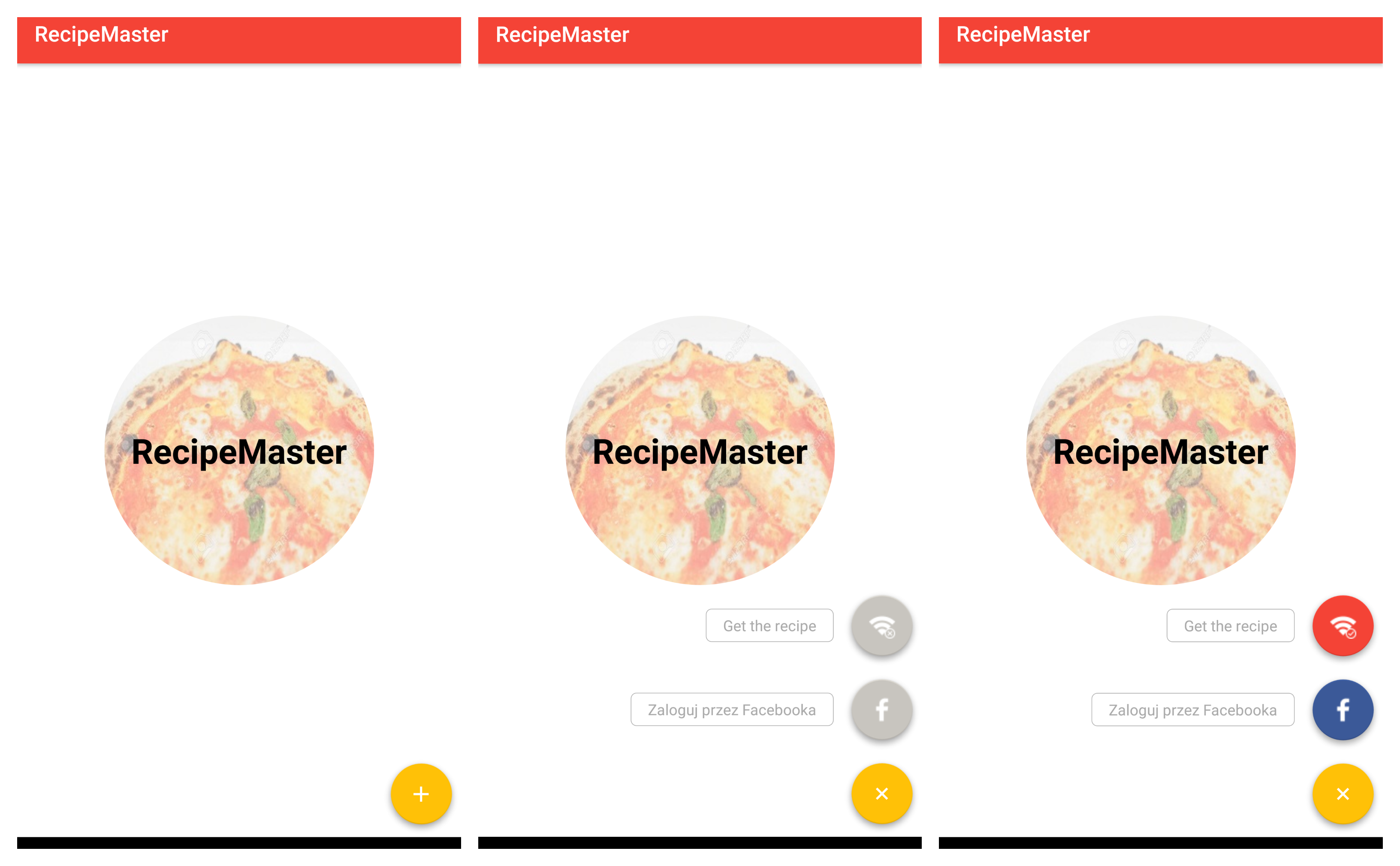 GitHub - alicja-mruk/RecipeMaster: Facebook SDK Integration. REST API Retrofit Call. MVP ...