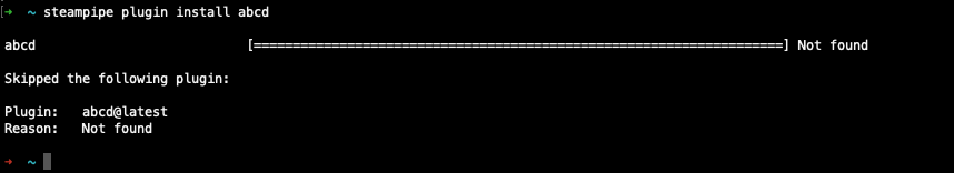 Review of outputs of steampipe commands · Issue #3703 · turbot/steampipe · GitHub