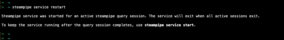 Review of outputs of steampipe commands · Issue #3703 · turbot/steampipe · GitHub