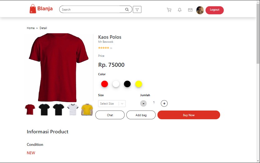 GitHub - fachrighiffary/blanja-App: Dalam project kali ini saya akan membuat aplikasi tentang ...