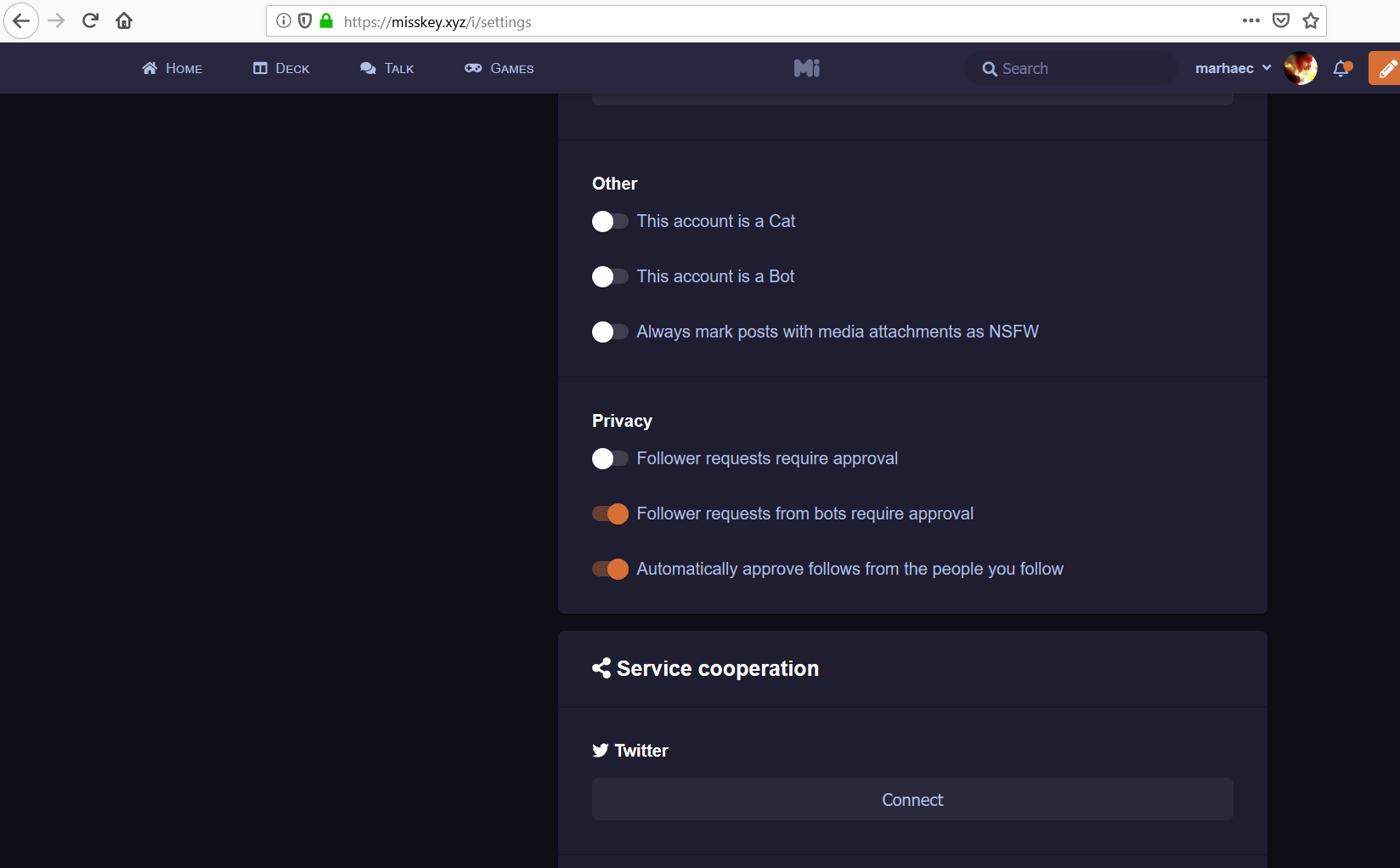 [Low priority feature request]: Display registered user email address in profile settings ...