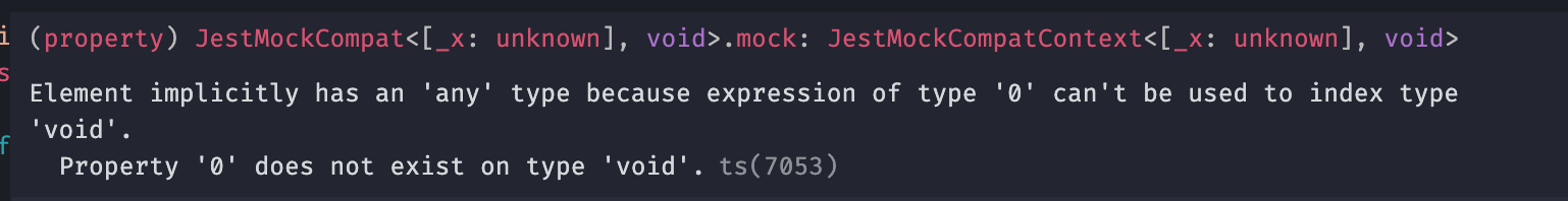 Typescript Error With Mock Function Calls · Issue 448 · Vitest Dev