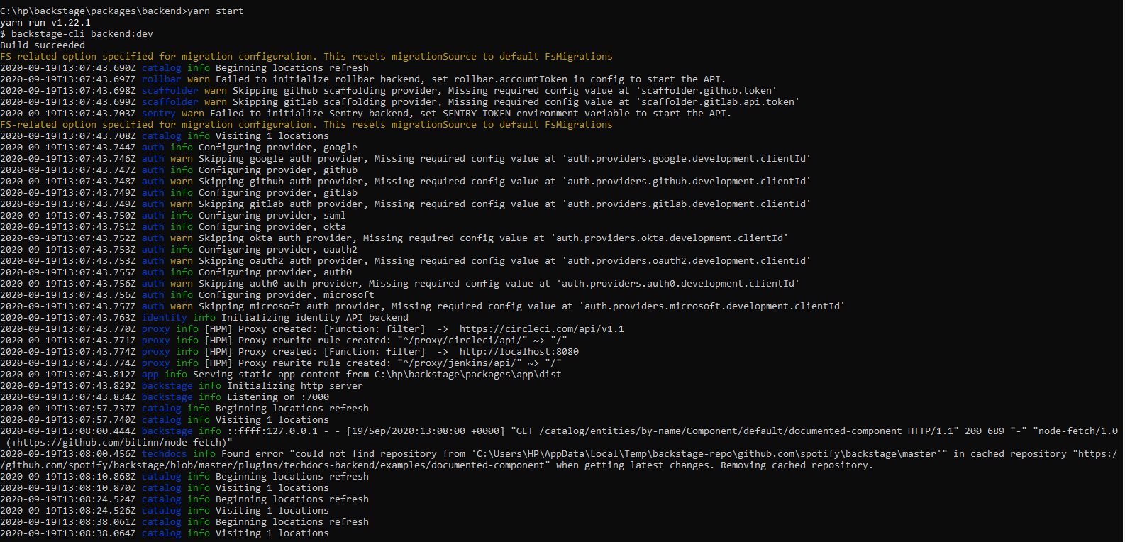 Bug (Scaffolder): The filename or extension is too long. · Issue #2527 · backstage/backstage ...