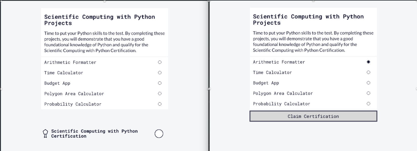 Claiming certification after certificate completion · Issue #38569 ...