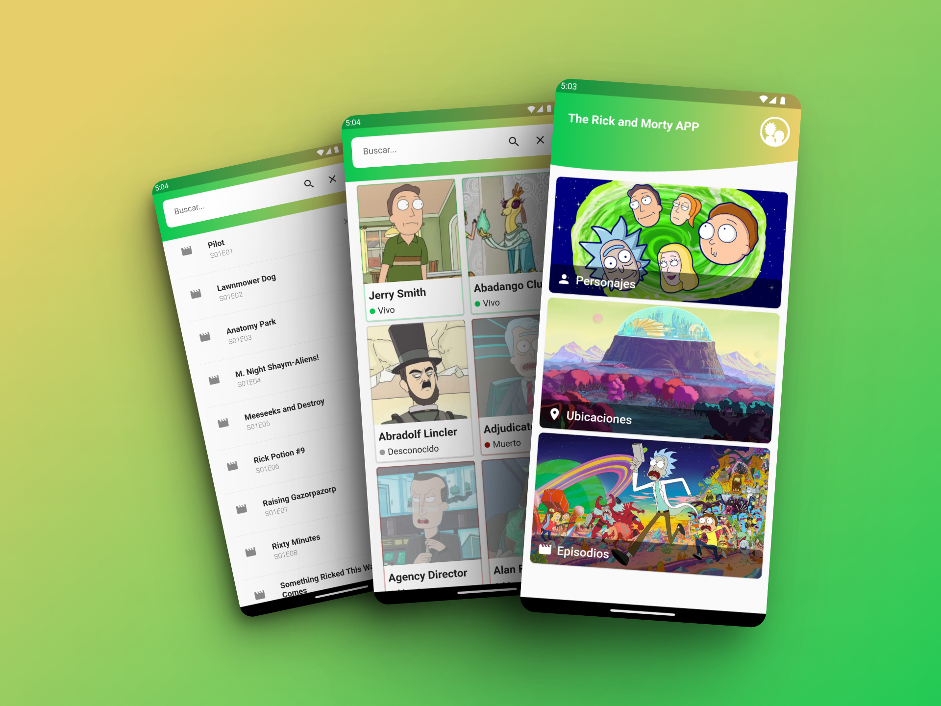 GitHub - AlexTorresDev/rick-and-morty-app