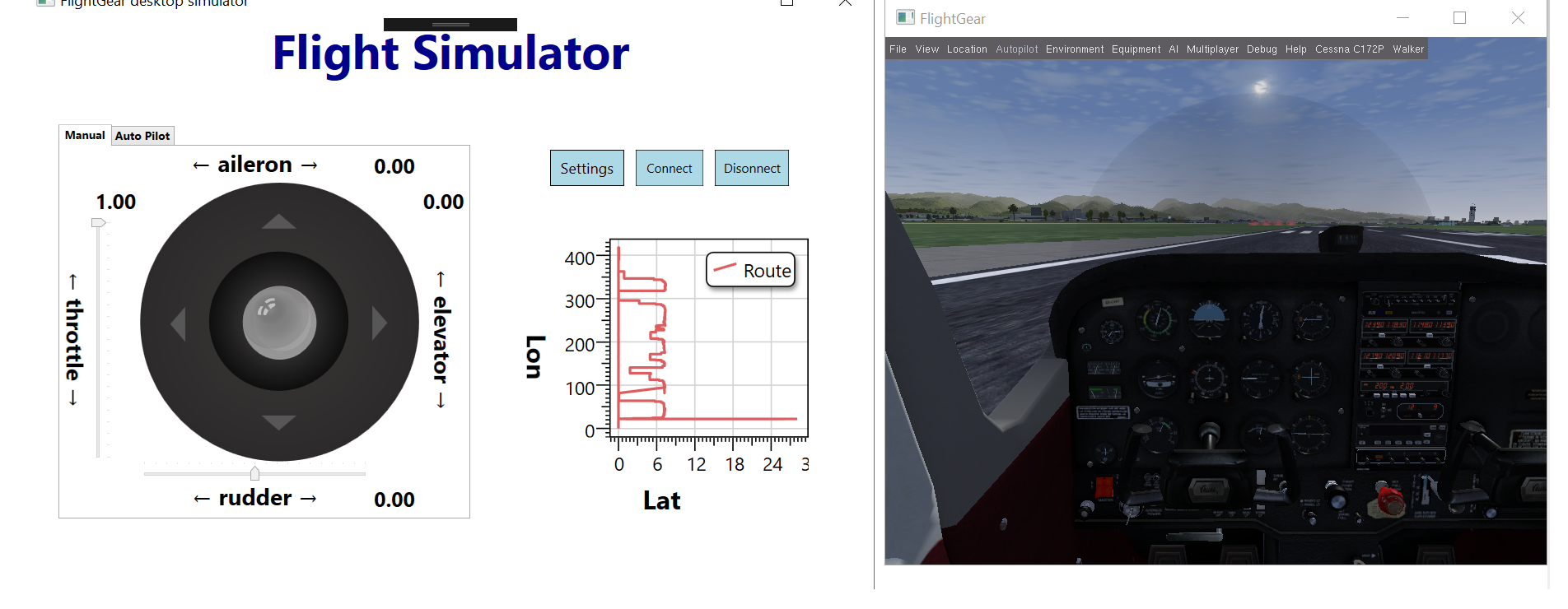 GitHub - yuliaZas/Flight_Gear_Desktop_application_remote_controller