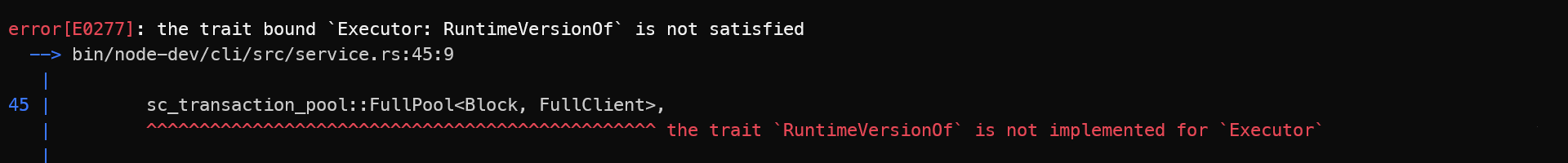 The Executor trait issue · Issue #10618 · paritytech/substrate · GitHub
