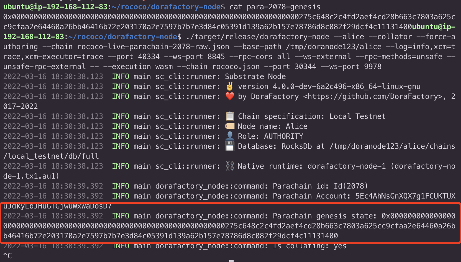 [Parachain] Could not find the header of the genesis block in the database! · Issue #323 ...