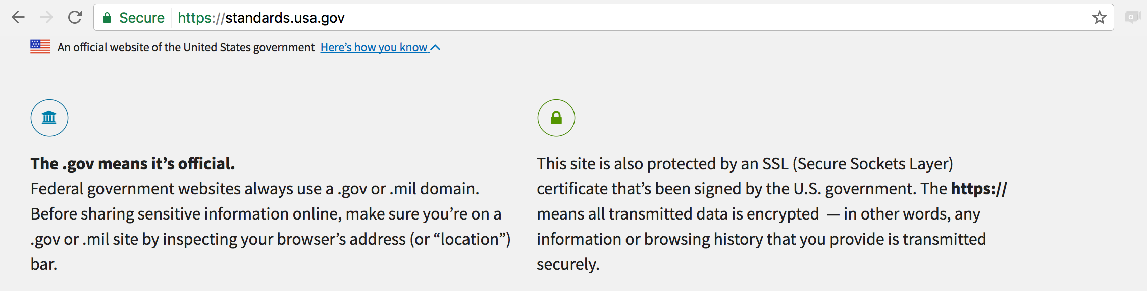 Update banner text with accurate .gov/TLS text · Issue #315 · uswds/uswds-site · GitHub