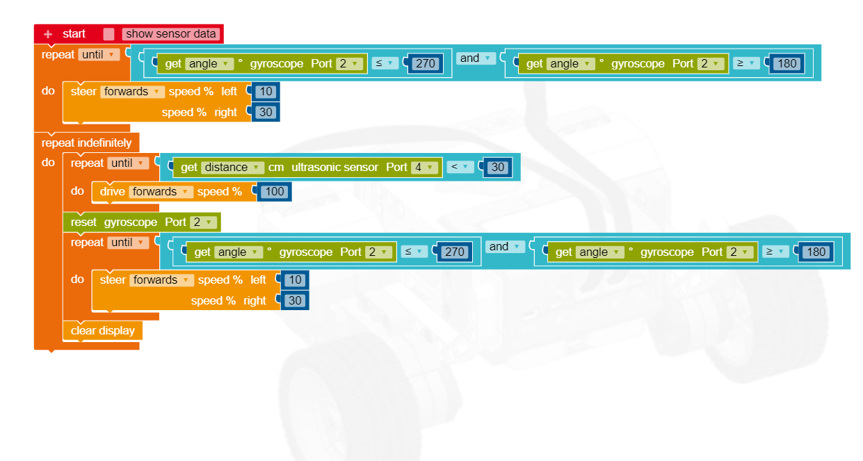 ClearDisplay affecting movement · Issue #393 · OpenRoberta/openroberta-lab · GitHub