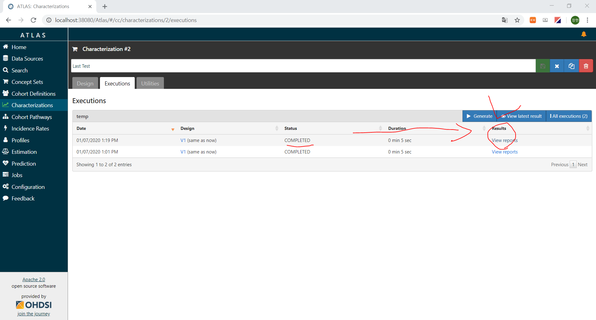 Atlas Characterization can't view result ORACLE · Issue #1406 · OHDSI/WebAPI · GitHub