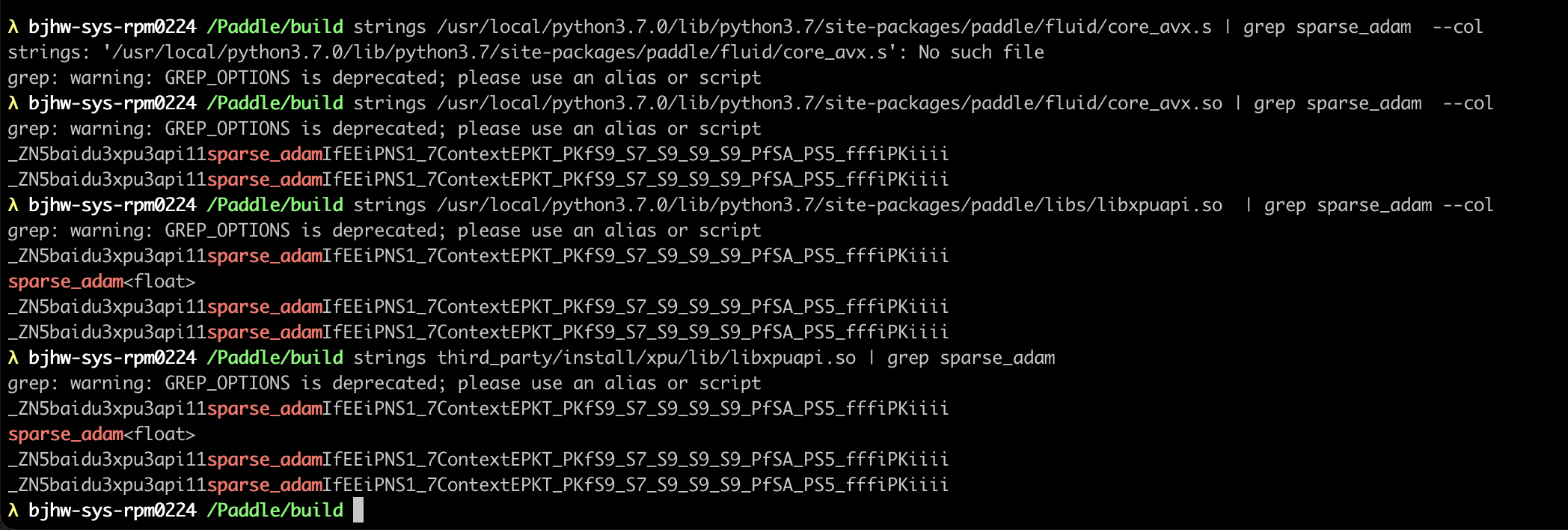编译paddle成功后，import Paddle报错 Error Can Not Import Avx Core While This