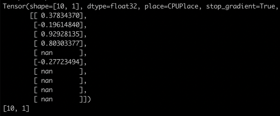 模型训练，adam op的输入grad出现nan、inf。 · Issue #37587 · PaddlePaddle/Paddle · GitHub