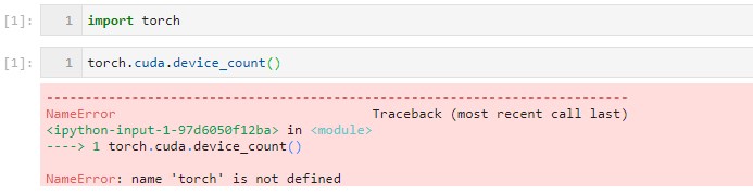 Jupyterlab Cell Number Has Gone Blank When I Run Torchcudadevicecount · Issue 12817 
