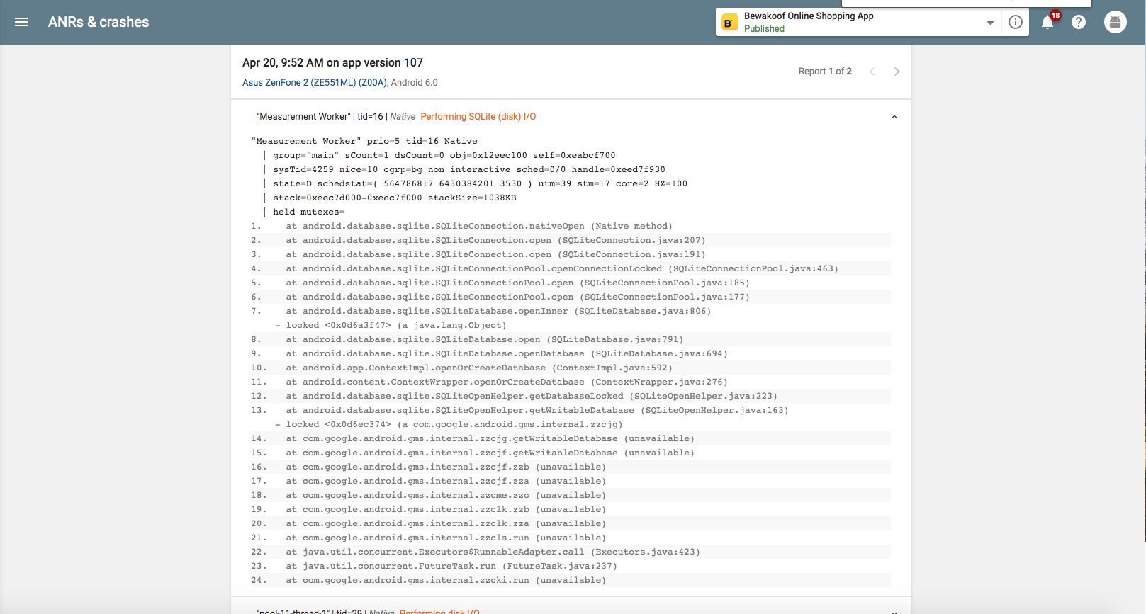ANRs issue · Issue #408 · googlesamples/google-services · GitHub