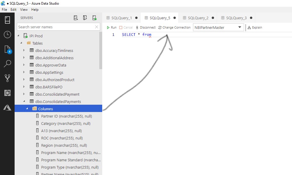 Support drag-n-drop columns and tables into Query Editor · Issue #3630 · microsoft ...