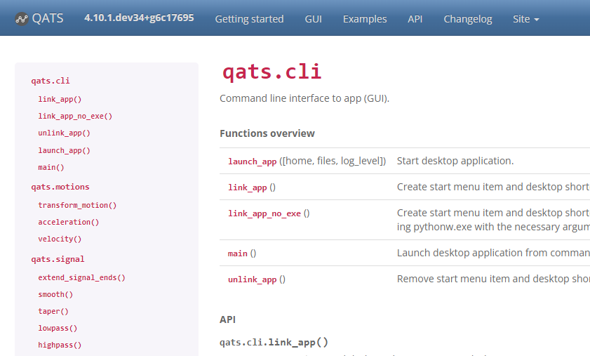 Sphinx documentation/API: sidebar too long (includes function, methods, properties) · Issue #102 ...