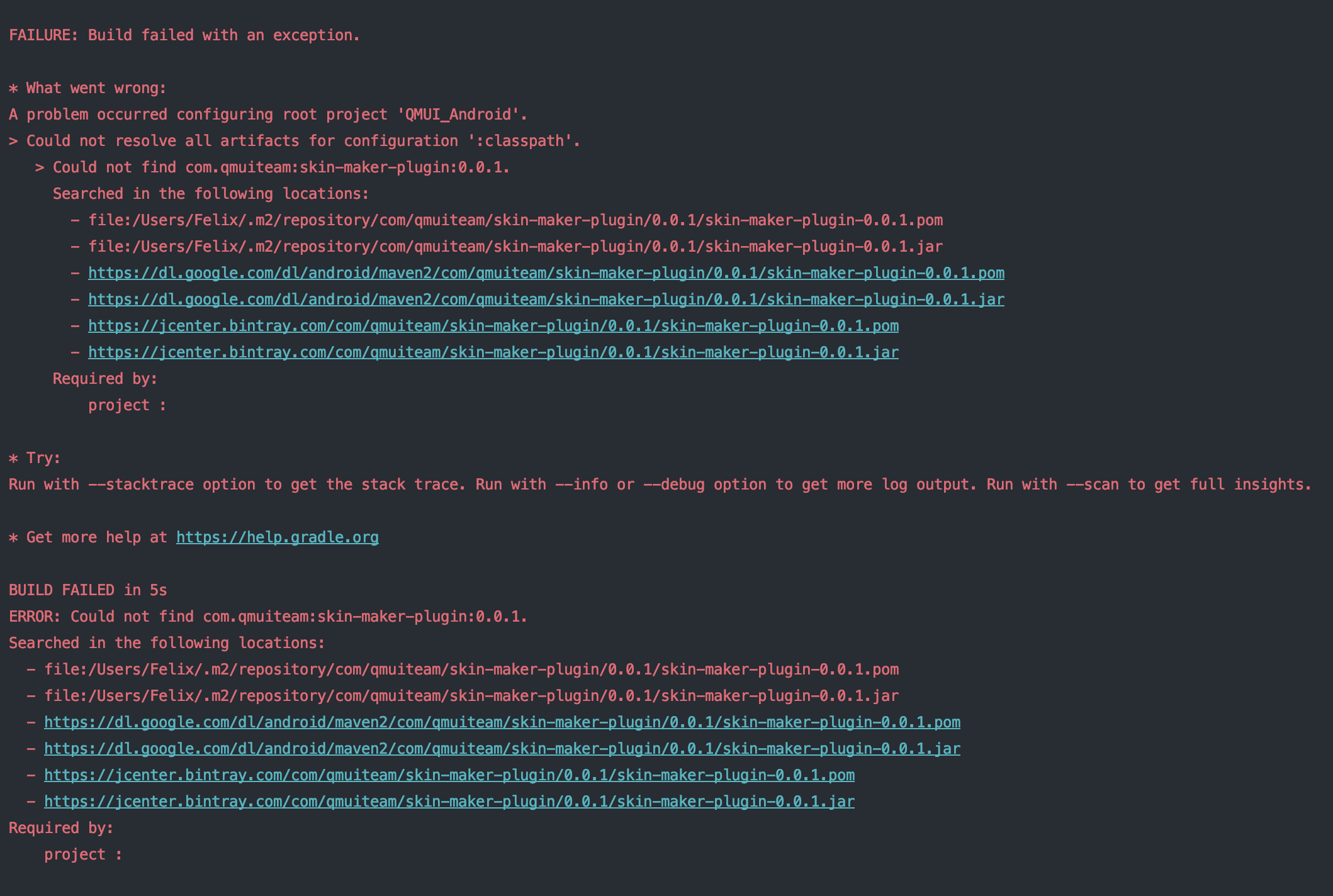 无法运行master分支demo · Issue #720 · Tencent/QMUI_Android · GitHub