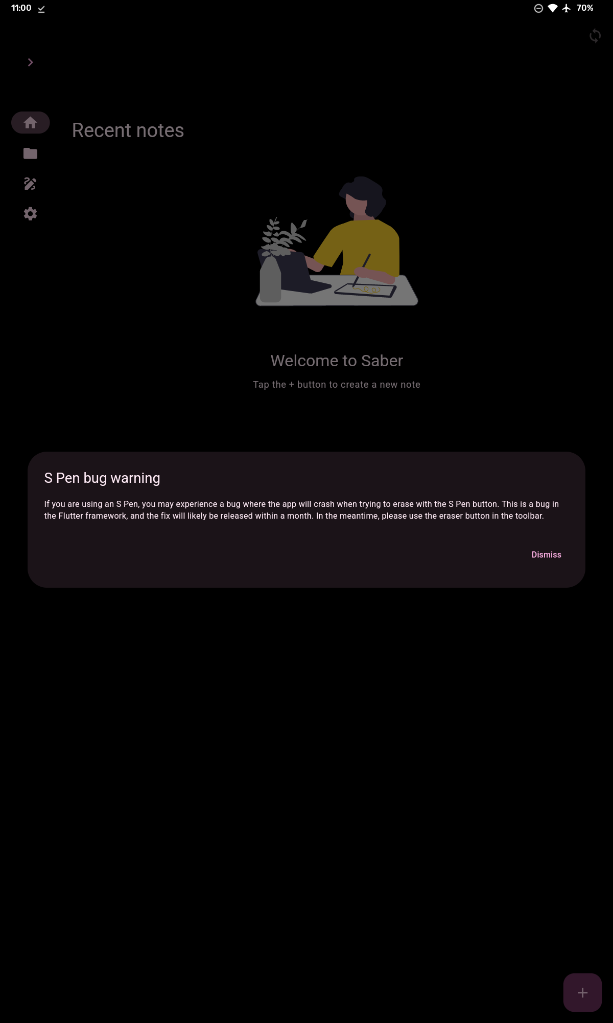 Remove the S Pen warning on first start · Issue #426 · saber-notes ...