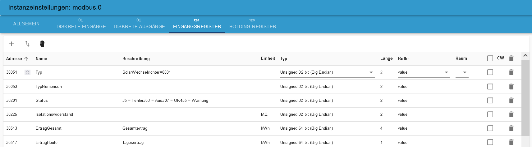 Factor Column is missing, · Issue #187 · ioBroker/ioBroker.modbus · GitHub