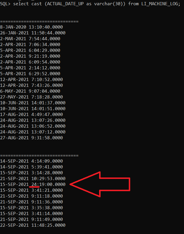 Verification of time's parts · Issue #6990 · FirebirdSQL/firebird · GitHub