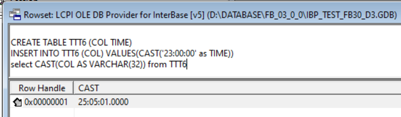Verification of time's parts · Issue #6990 · FirebirdSQL/firebird · GitHub