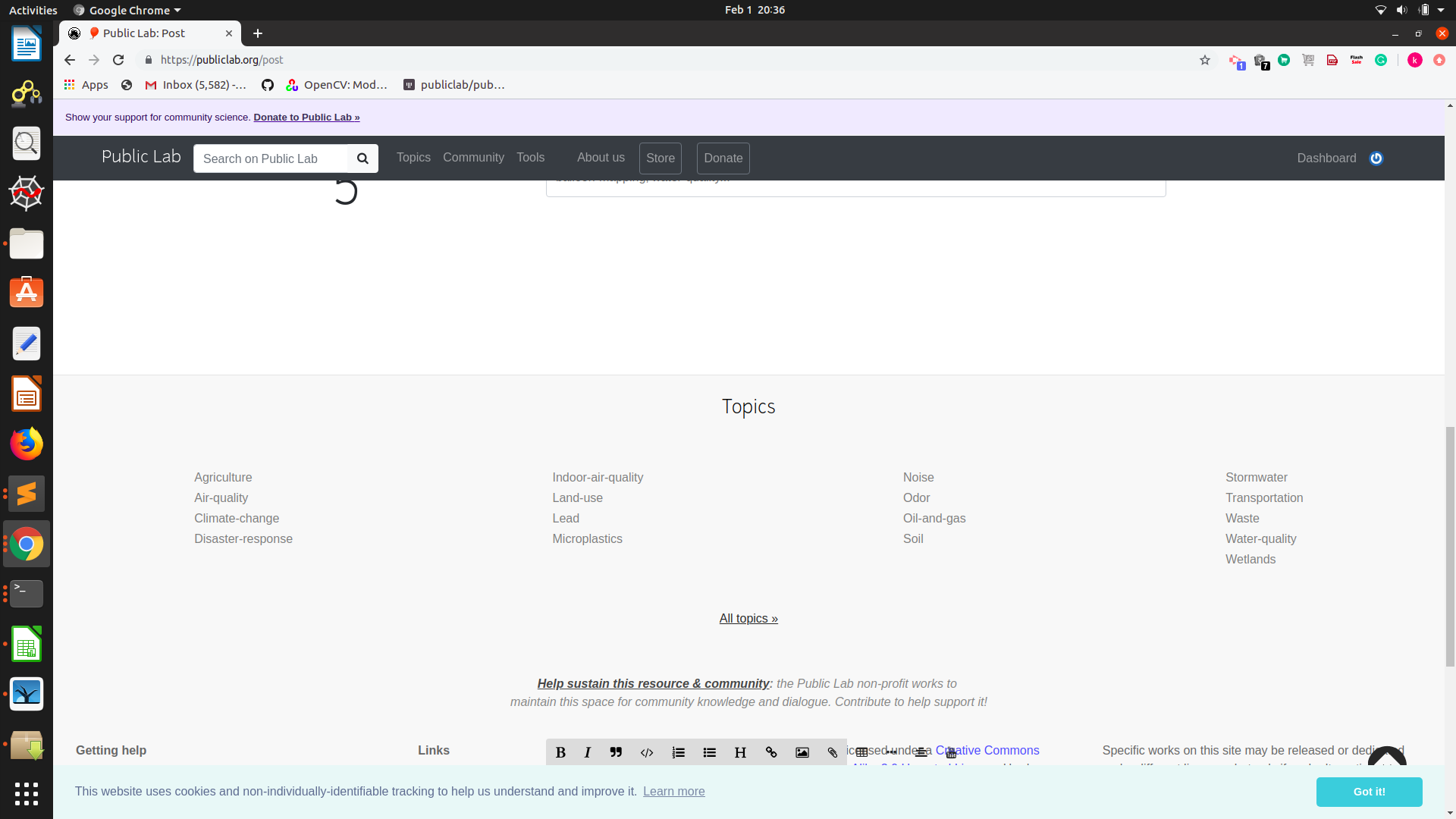Stickness of toolbar · Issue #394 · publiclab/PublicLab.Editor · GitHub
