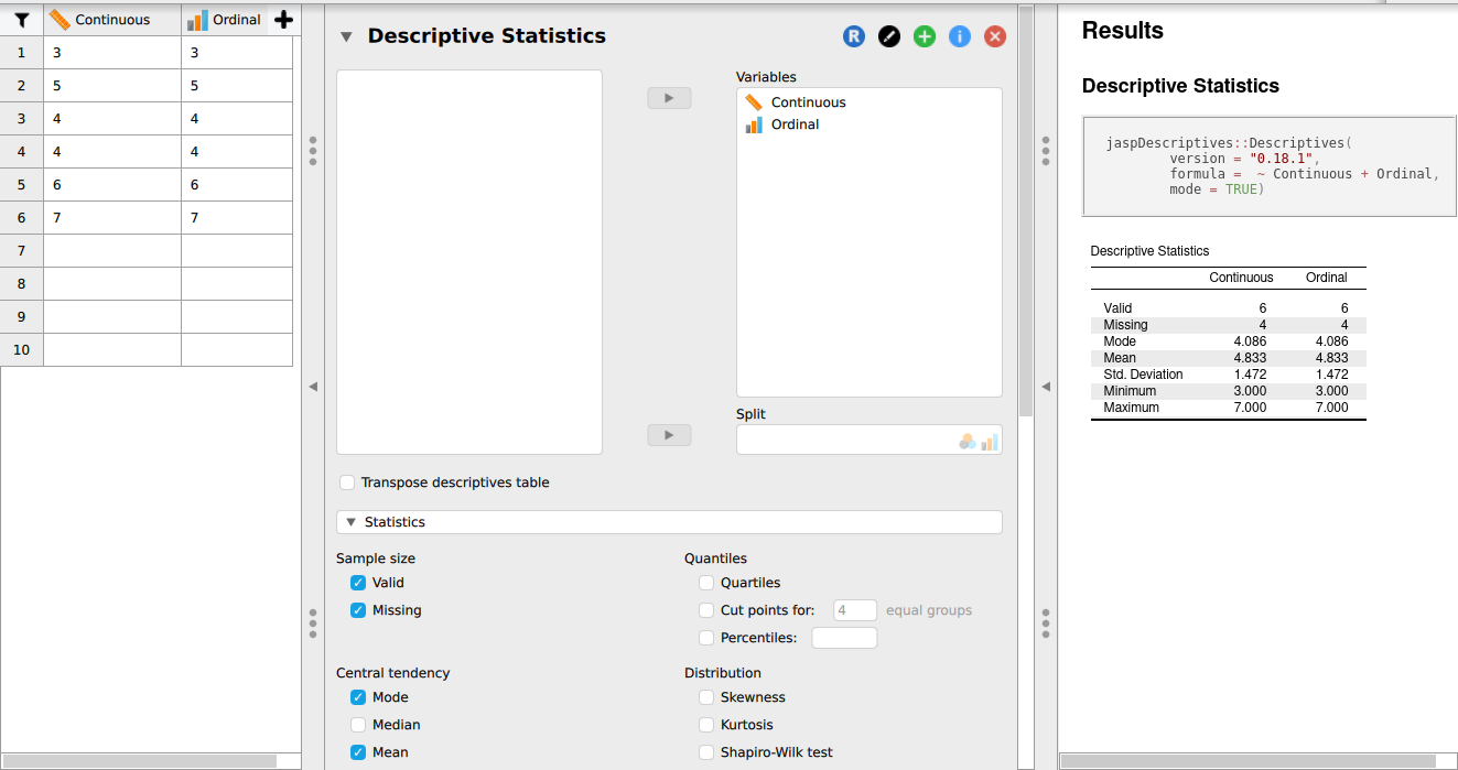 Bug Mode Now Always Calculated As Highest Density Estimate · Issue 2360 · Jasp Statsjasp