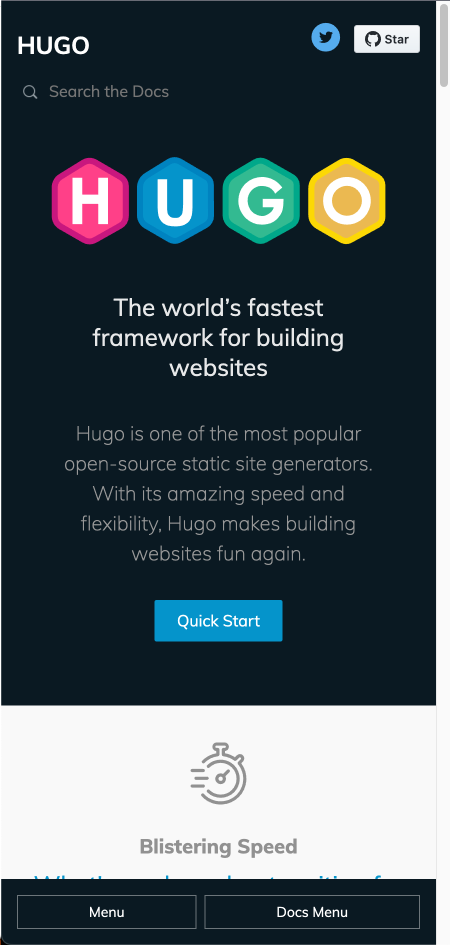 theme.gohugo.io site's twitter logo is different position · Issue #2155 · gohugoio/hugoDocs · GitHub