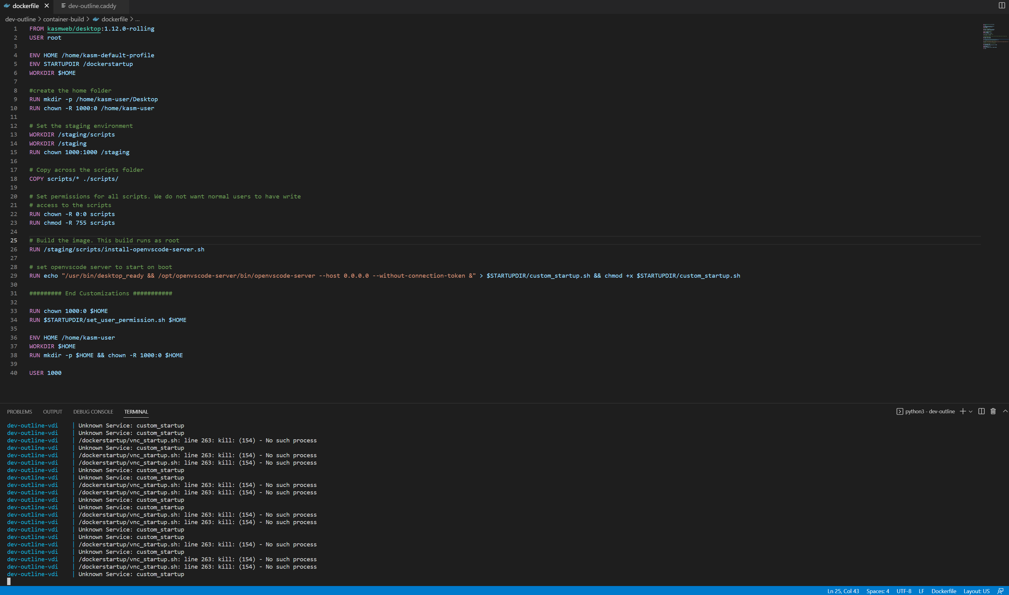 [bug] Creating Background Process Causes Repeated Error Messages · Issue 352 · Kasmtech