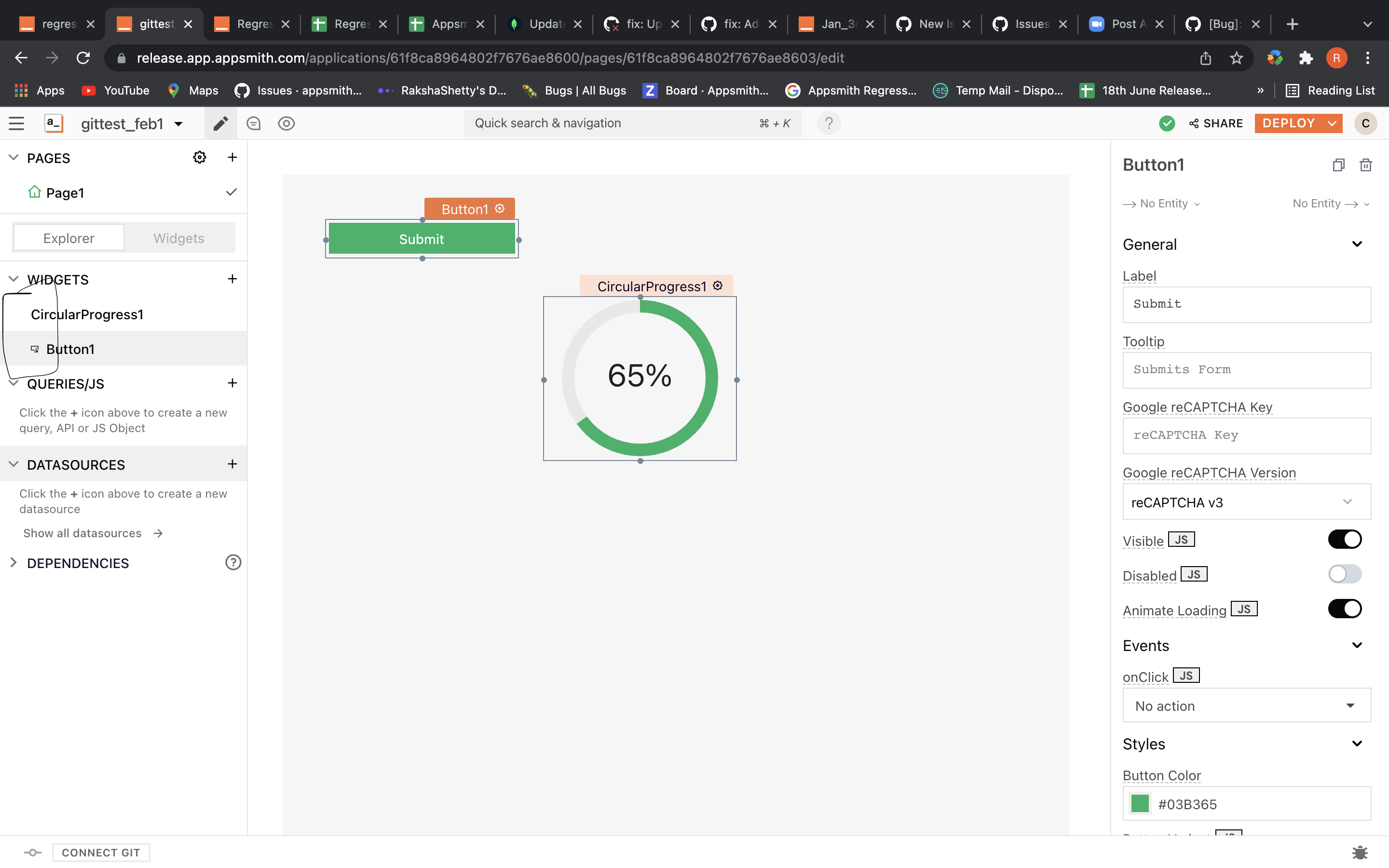 [Bug]: The circular progress bar icon is missing in entity pane · Issue ...