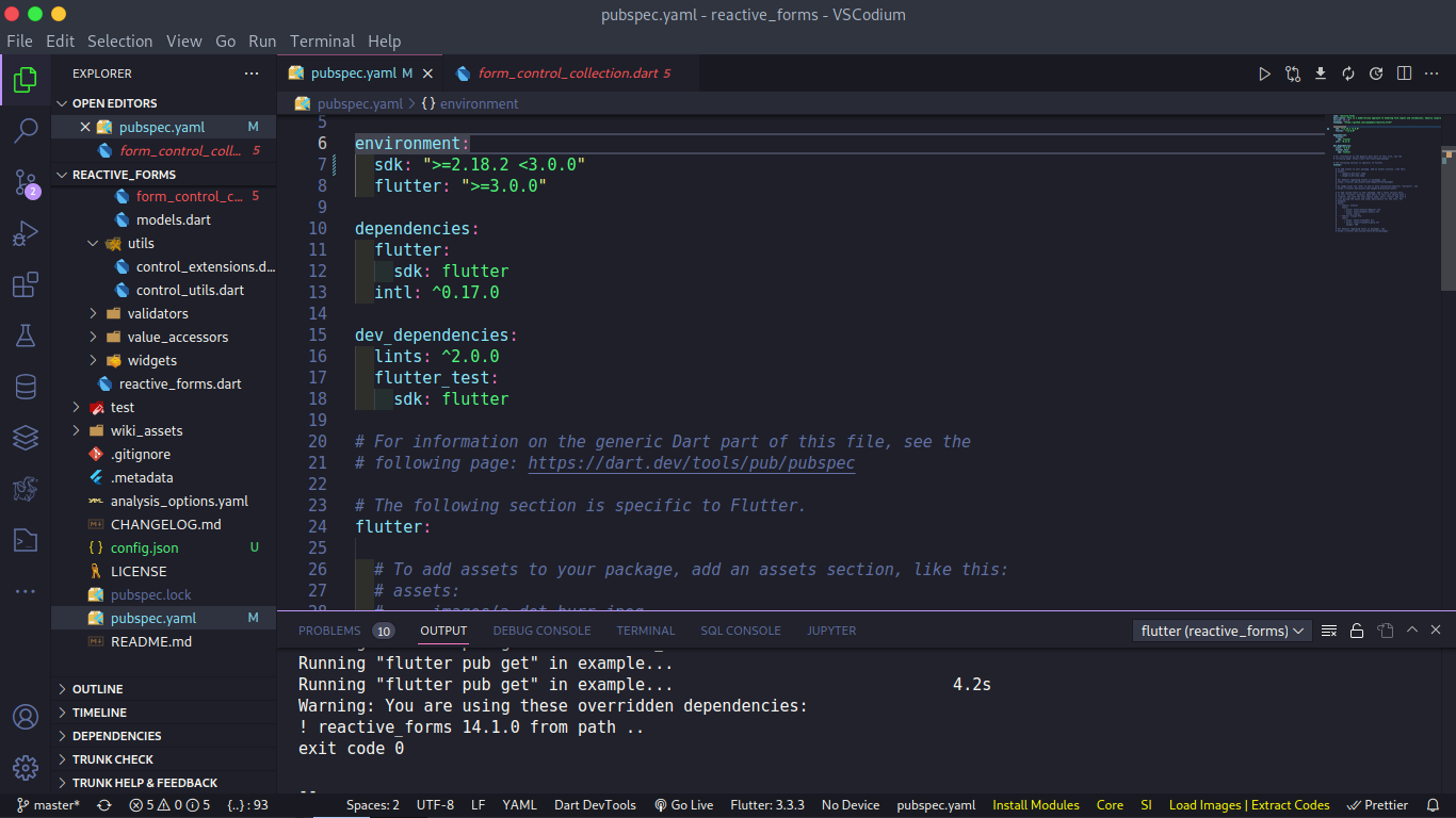 Error With Latest Flutter Version 3 3 3 · Issue 331 · Joanpablo Reactive Forms · Github