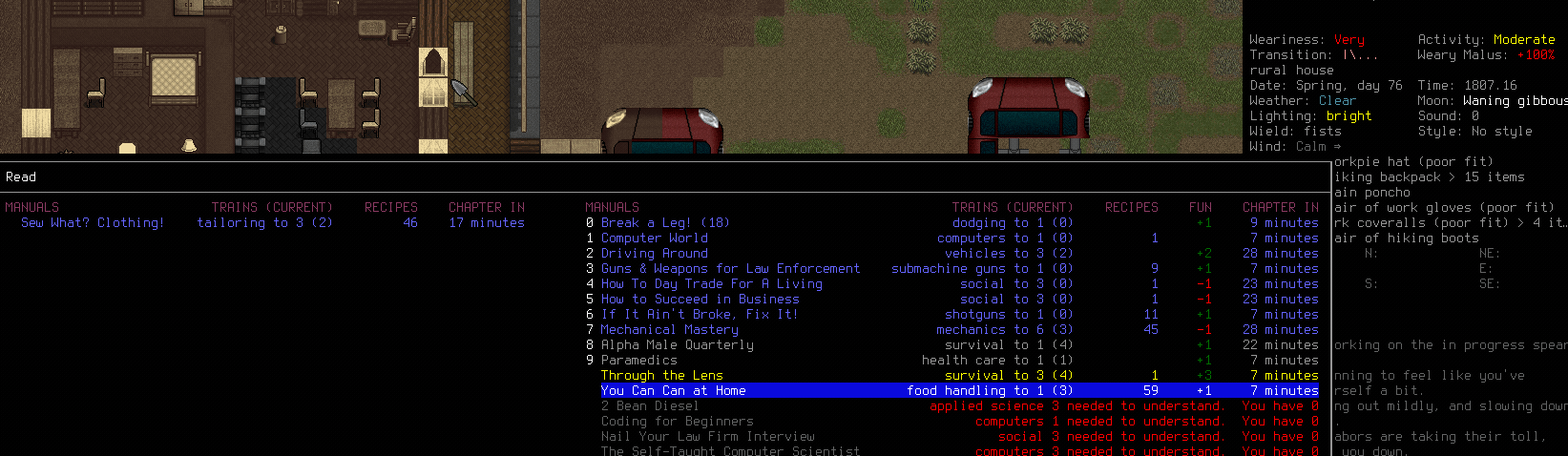 Visibility does not update while reading · Issue #68174 · CleverRaven/Cataclysm-DDA · GitHub