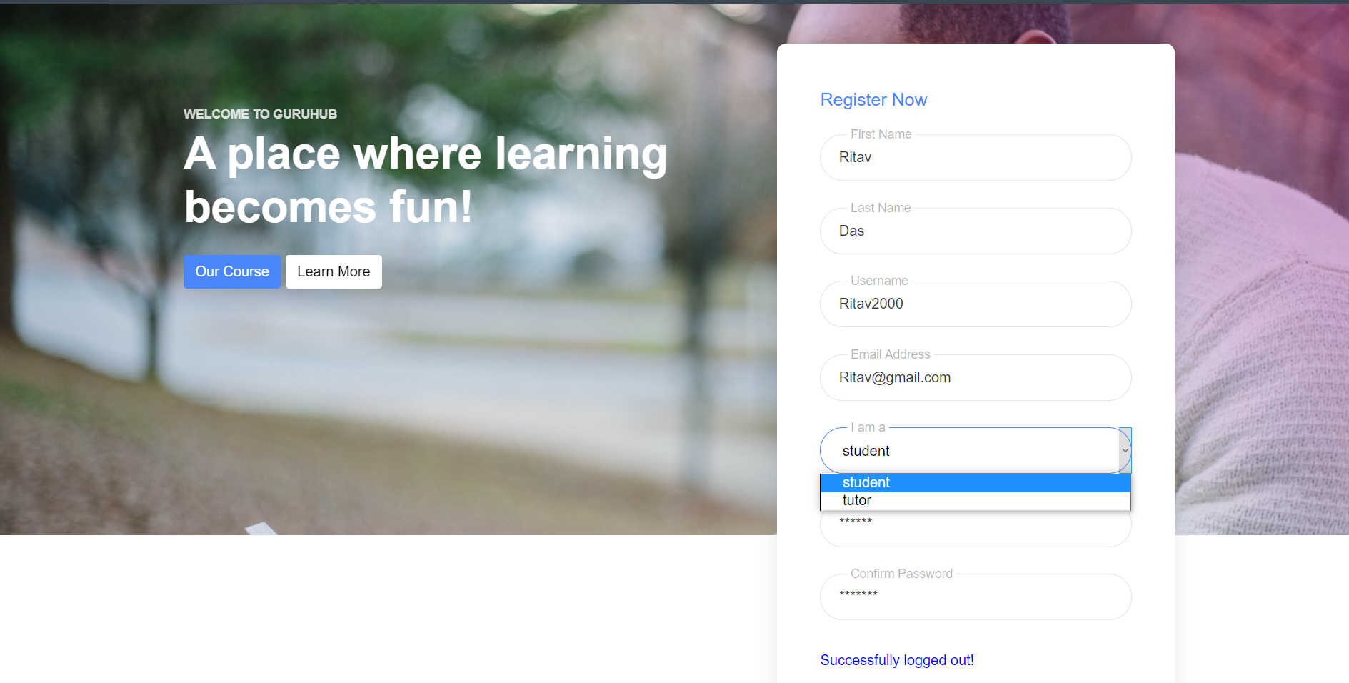 GitHub - Ritavdas/GuruHub