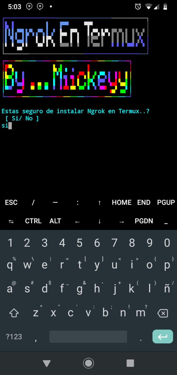 GitHub - Miickeyy/Termux-Ngrok-UserLand: Ngrok Full