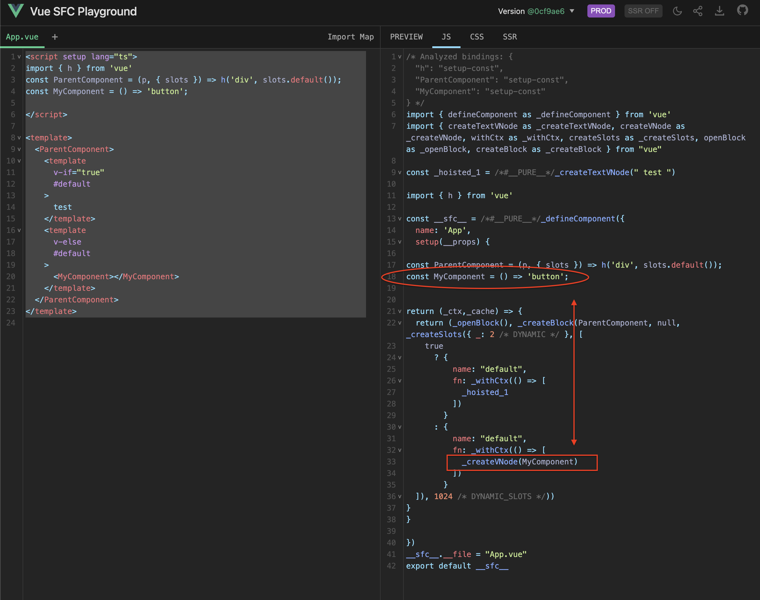 TS doesn't recognize usage when inside a template slot with a v-if · Issue #1374 · vuejs ...
