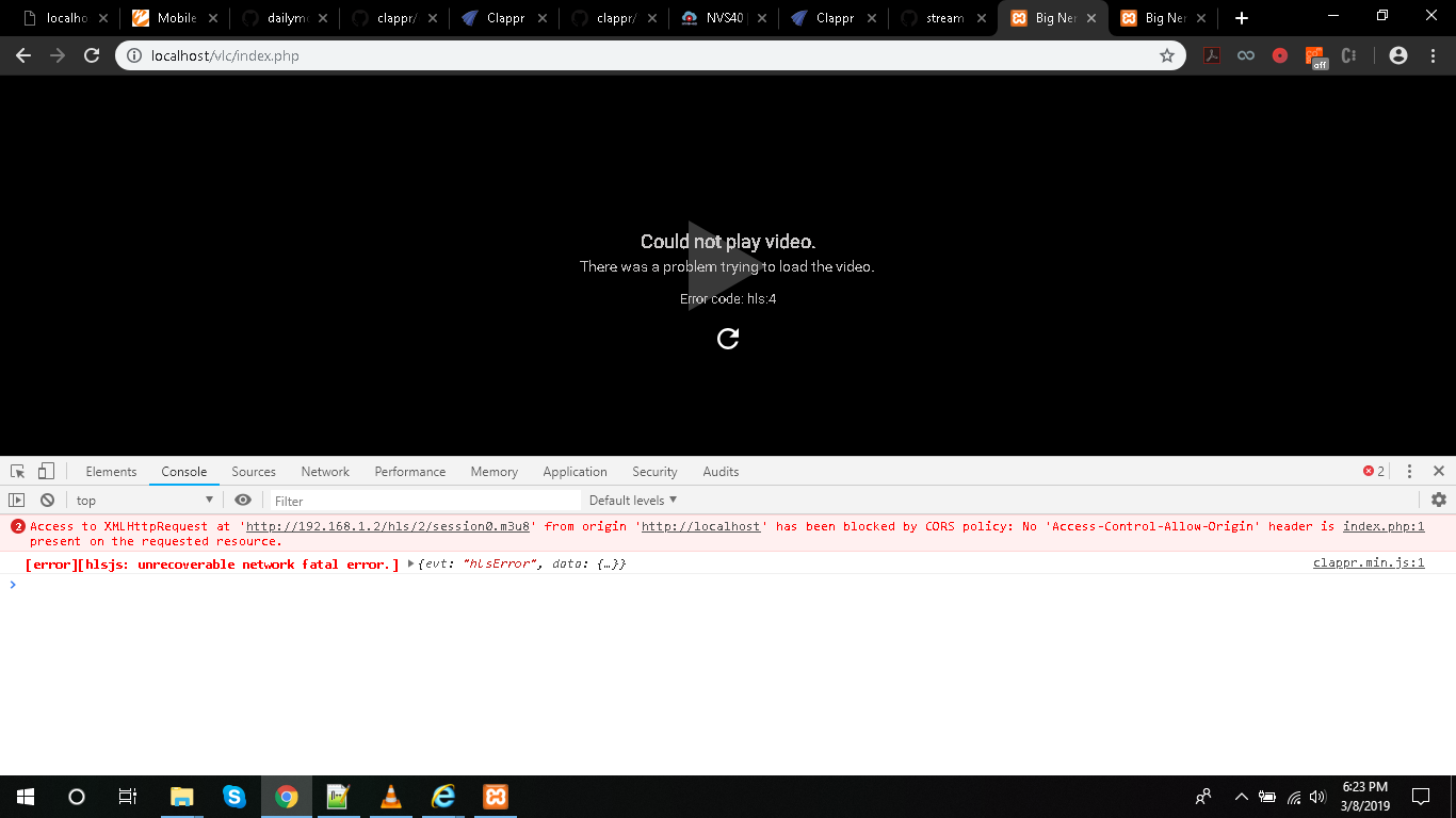 stream not working from ip address · Issue #1772 · clappr/clappr · GitHub