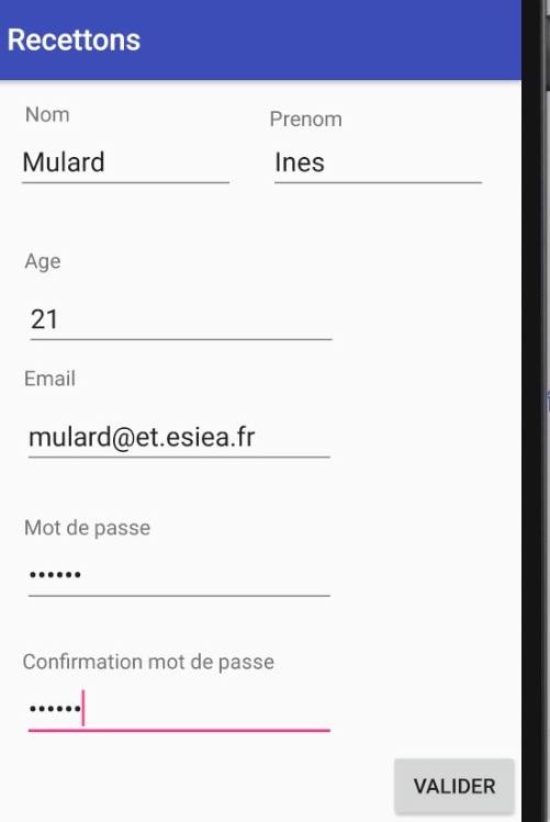 GitHub - inesmulard/ApplicationMobile