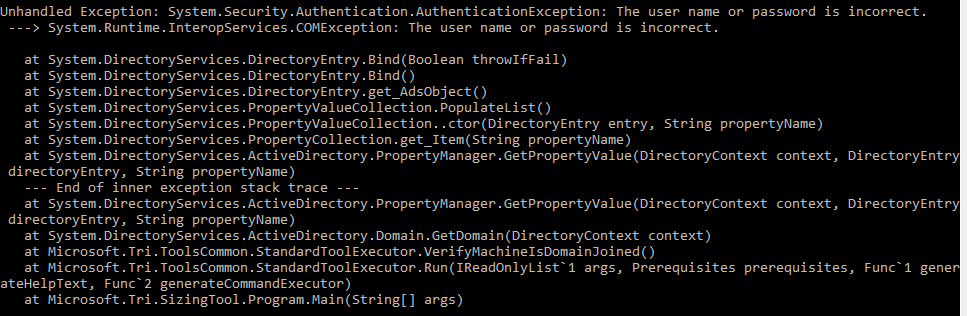 The user name or password is incorrect · Issue #11 · microsoft/Microsoft-Defender-for-Identity ...