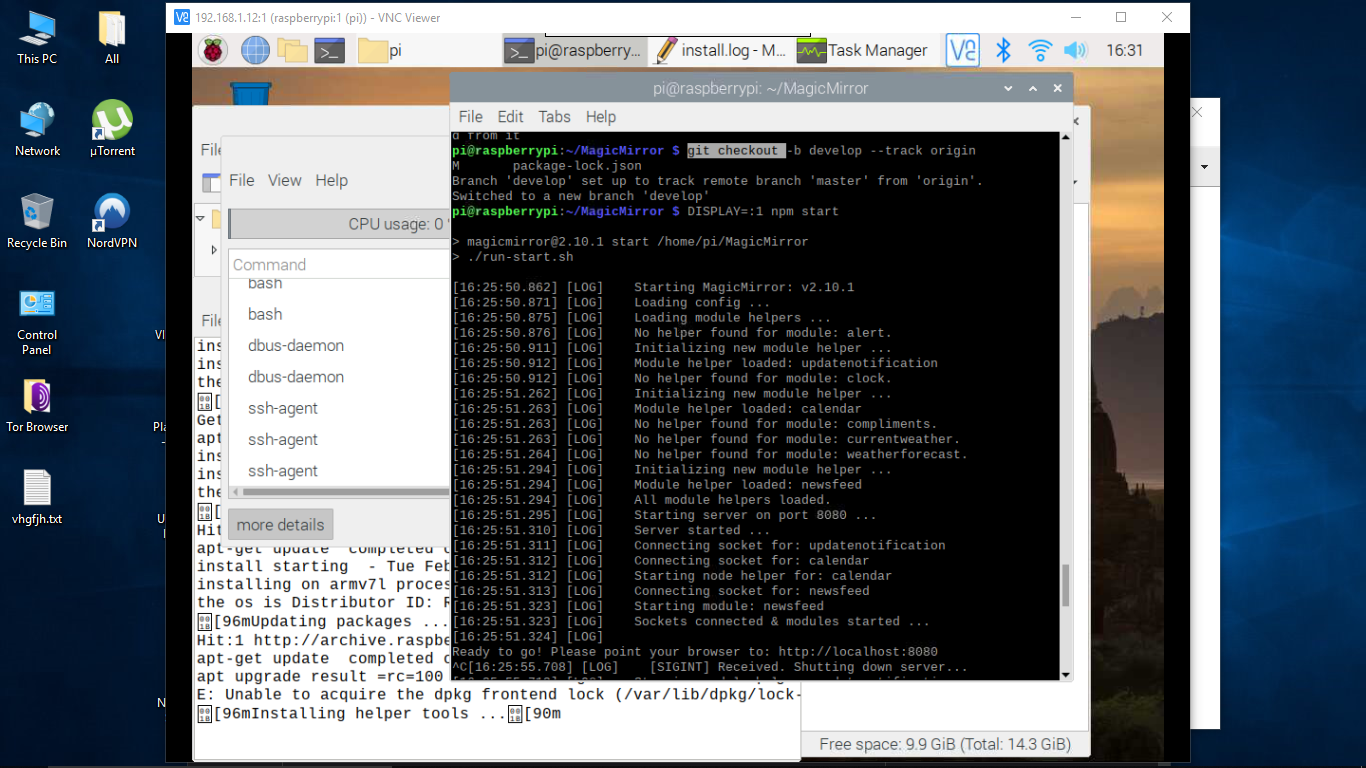 Electron Doesn't opening · Issue #1913 · MagicMirrorOrg/MagicMirror · GitHub